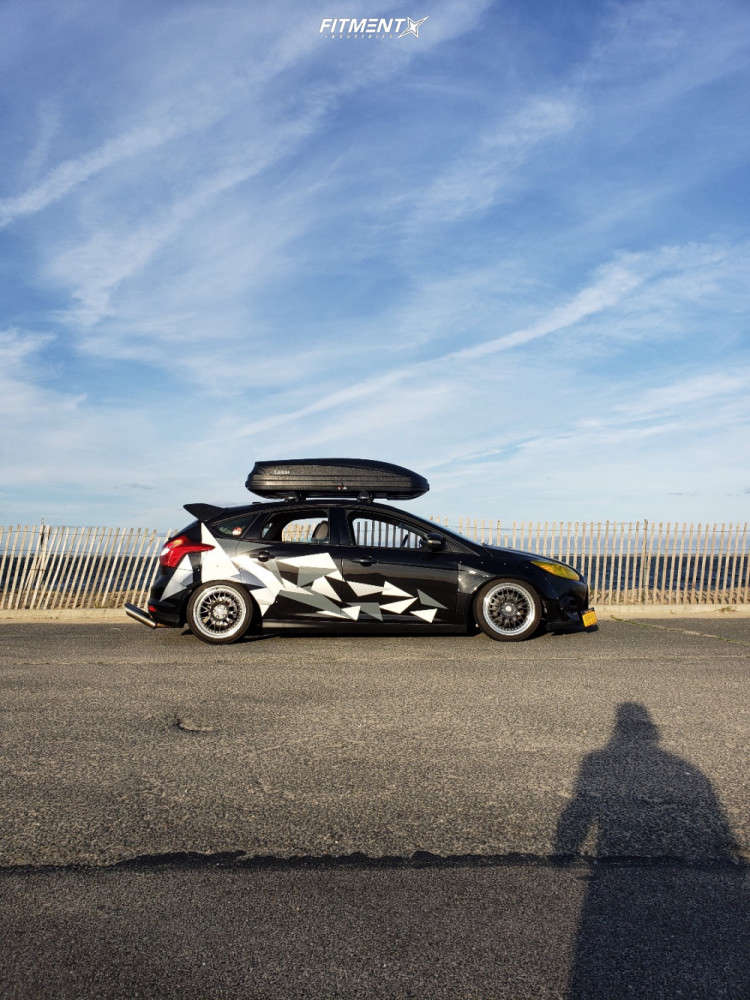 2013 Ford Focus SE with 17x7 HRE 540r and Cooper 215x45 on Coilovers ...