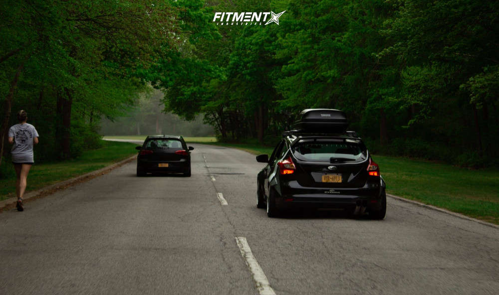 2013 Ford Focus SE with 17x7 HRE 540r and Cooper 215x45 on Coilovers ...