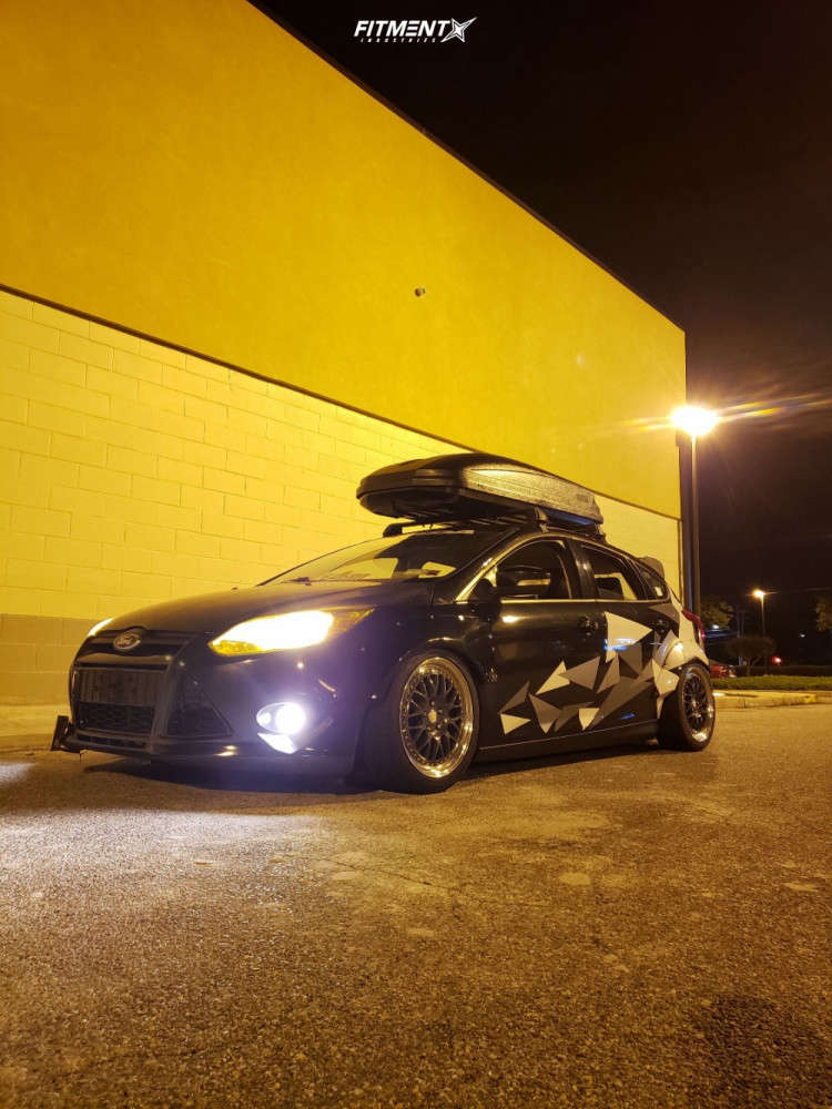 2013 Ford Focus SE with 17x7 HRE 540r and Cooper 215x45 on Coilovers ...