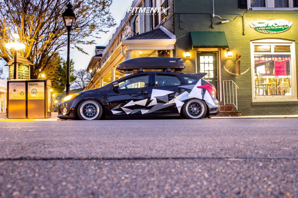 2013 Ford Focus SE with 17x7 HRE 540r and Cooper 215x45 on Coilovers ...