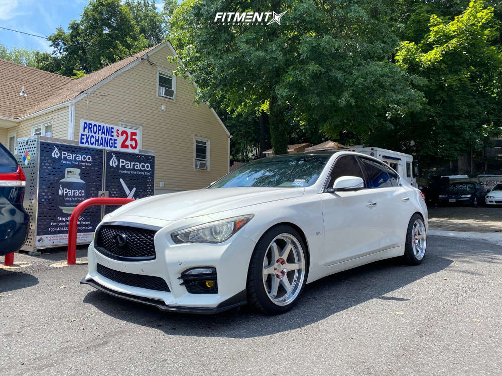 2014 INFINITI Q50 Sport with 19x9.5 ESR Sr07 and Federal 245x40 on Lowering Springs | 1227689 ...