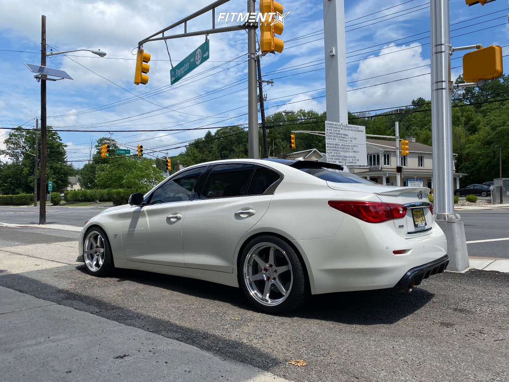 2014 INFINITI Q50 Sport with 19x9.5 ESR Sr07 and Federal 245x40 on ...