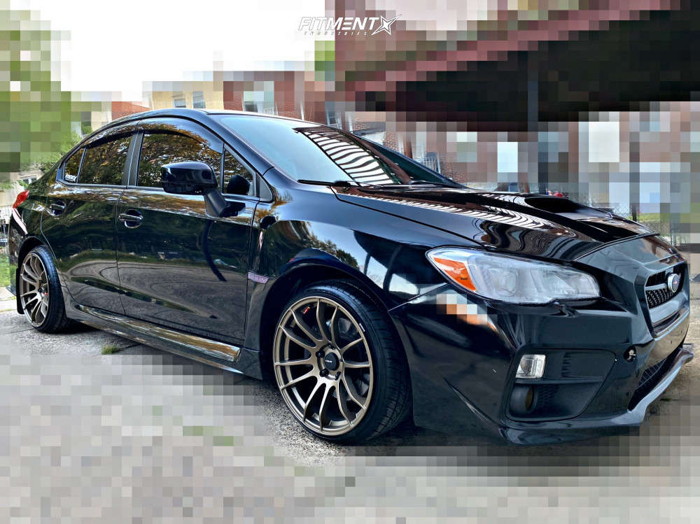 2015 Subaru WRX Premium with 18x9.5 AVID1 AV20 and Vercelli 215x35 on ...