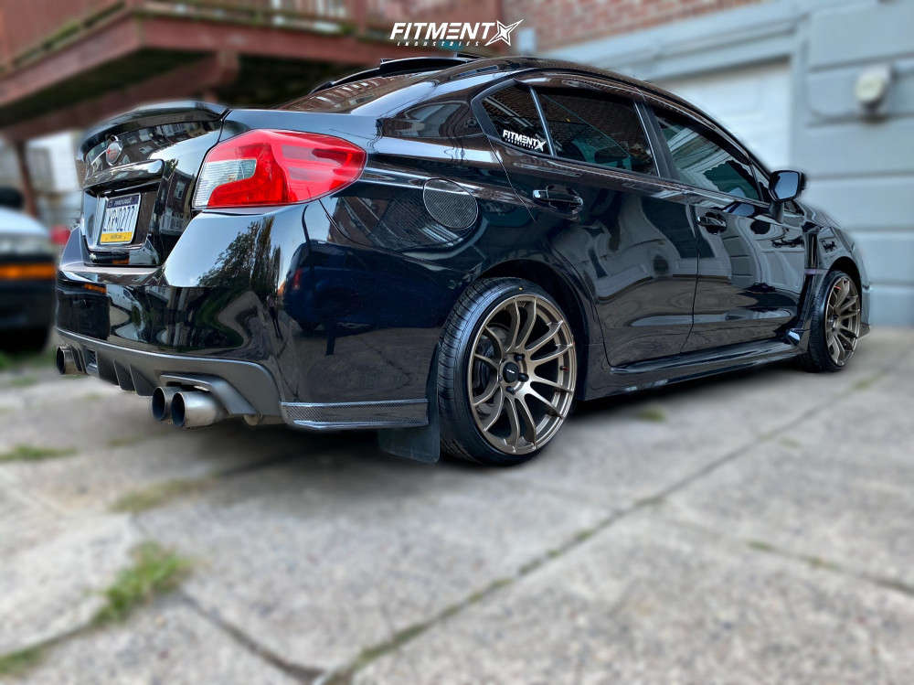 2015 Subaru WRX Premium with 18x9.5 AVID1 AV20 and Vercelli 215x35 on ...