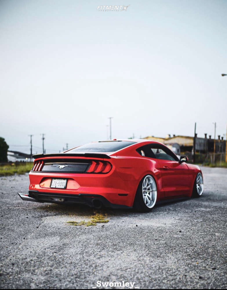 2019 Ford Mustang EcoBoost with 19x11 Aodhan DS02 and Michelin 235x35 ...