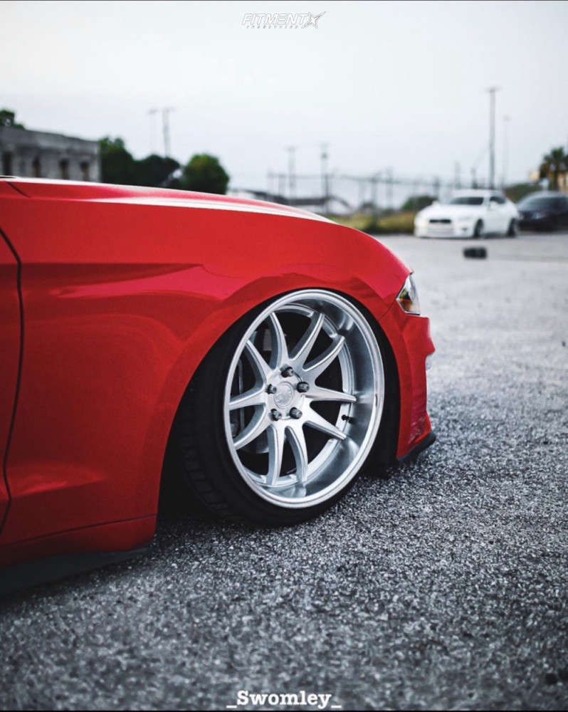 2019 Ford Mustang EcoBoost with 19x11 Aodhan DS02 and Michelin 235x35 ...