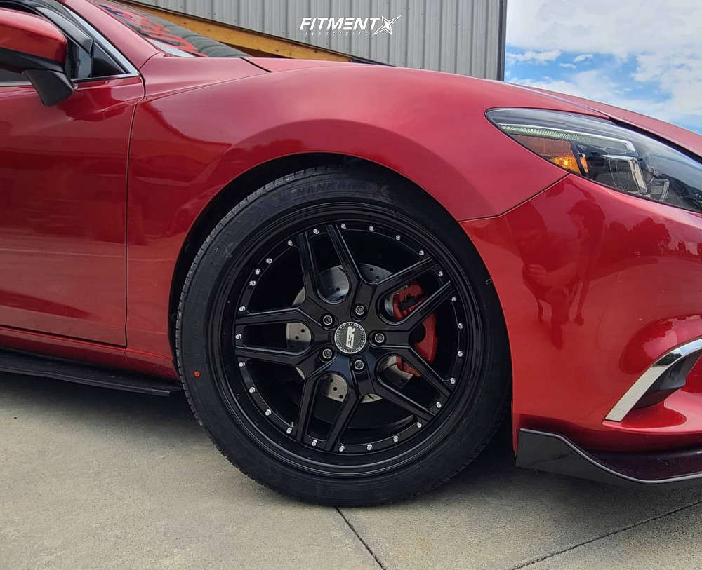 2016 Mazda 6 Grand Touring with 19x8.5 ESR CS15 and Nankang 225x45 on Lowering Springs | 1228875 ...