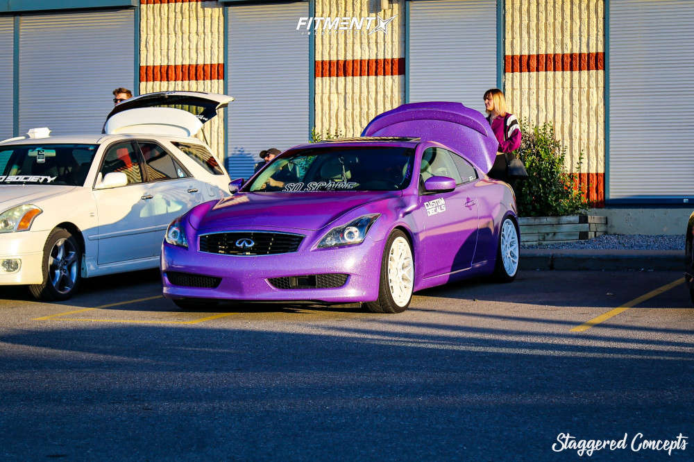 2009 INFINITI G37 X with 19x9 Vertini Magic and Nitto 245x40 on ...