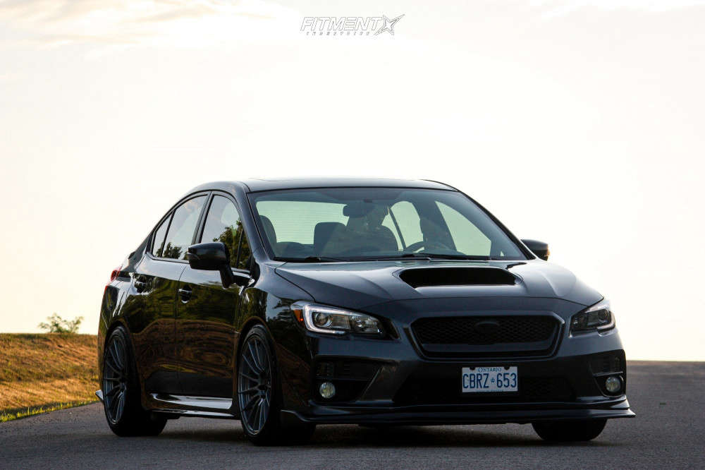 2016 Subaru WRX Limited with 18x9.5 Ambit Re02 and Firemax 245x40 on ...