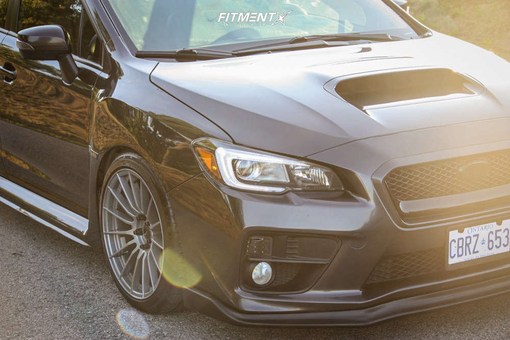 2016 Subaru WRX Limited with 18x9.5 Ambit Re02 and Firemax 245x40 on ...
