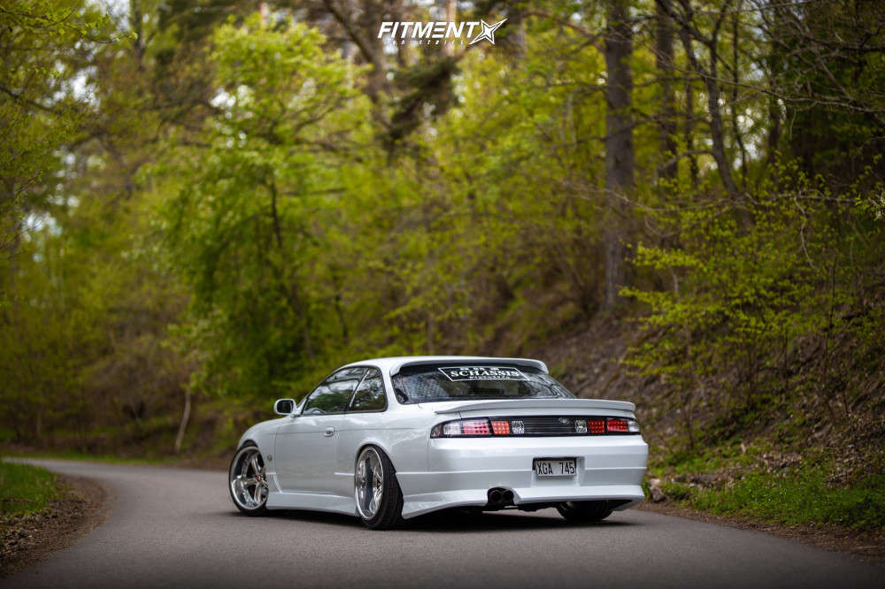 1994 Nissan 240SX SE with 18x10.5 Work VS KF and Nankang 245x35 on ...