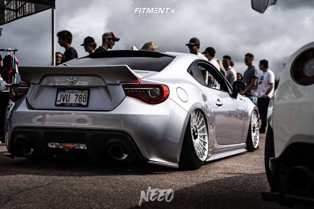 2015 Scion FR-S Base with 18x8.5 Rotiform Las-r and Nankang 215x35 on ...