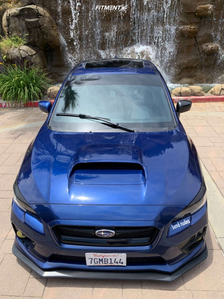 2015 Subaru WRX Limited with 17x9 Cosmis Racing S5r and Federal 225x35 ...