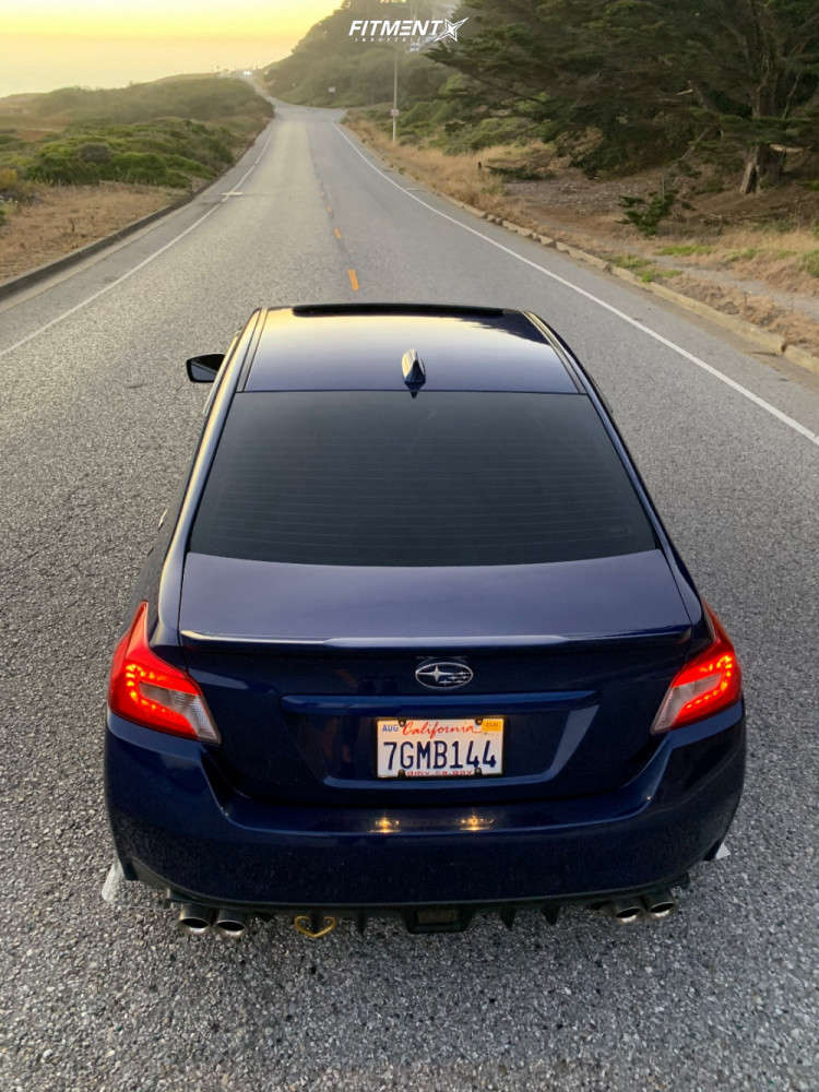 2015 Subaru WRX Limited with 17x9 Cosmis Racing S5r and Federal 225x35 ...