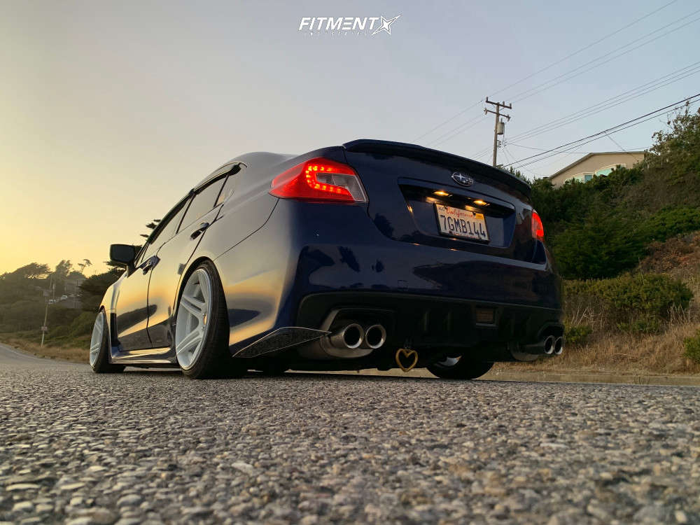 2015 Subaru WRX Limited with 17x9 Cosmis Racing S5r and Federal 225x35 ...