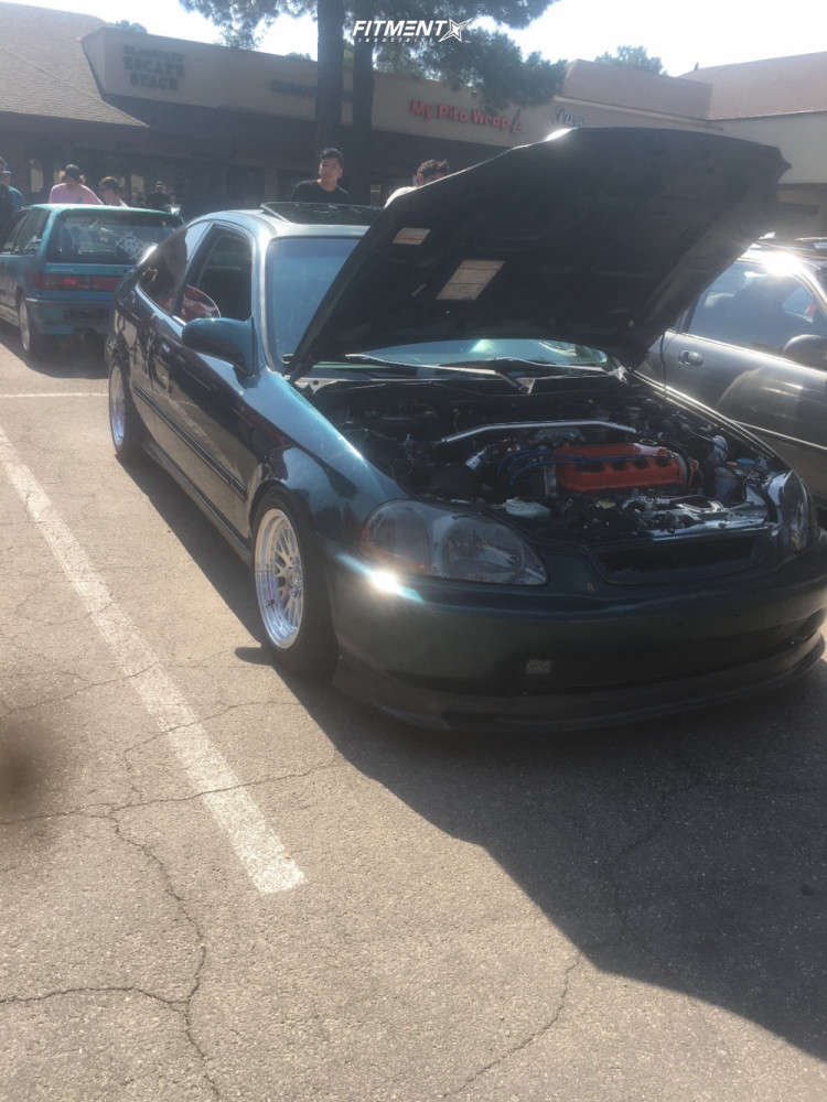 1997 Honda Civic EX with 15x8 AVID1 AV12 and Hankook 205x50 on ...