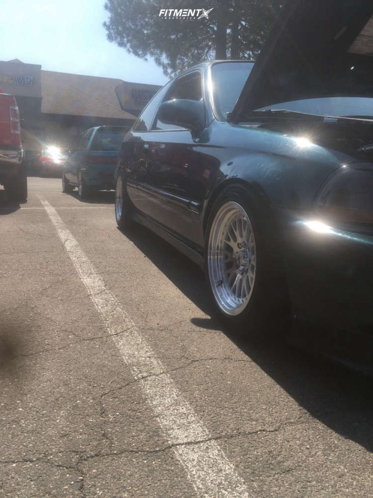 1997 Honda Civic EX with 15x8 AVID1 AV12 and Hankook 205x50 on ...