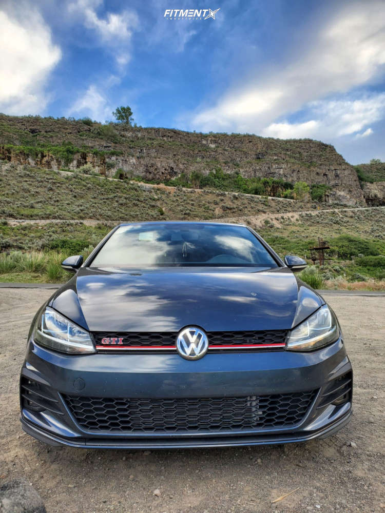 2019 Volkswagen GTI S with 18x8.5 TSW Bathurst and Michelin 225x35 on ...