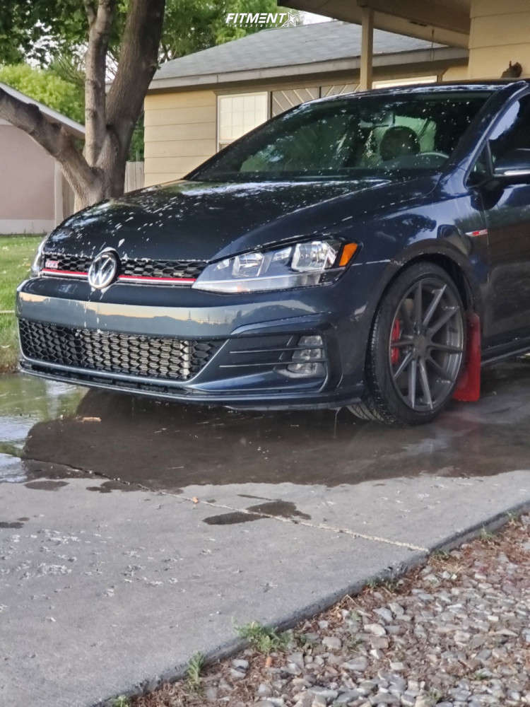 2019 Volkswagen GTI S with 18x8.5 TSW Bathurst and Michelin 225x35 on ...