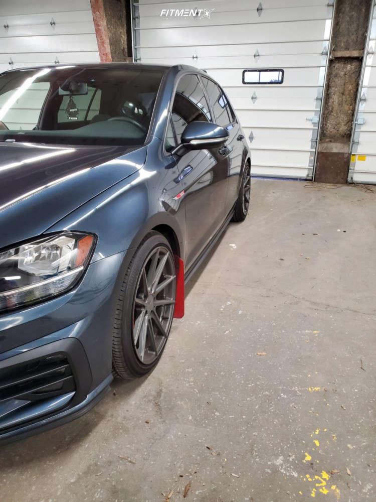 2019 Volkswagen GTI S with 18x8.5 TSW Bathurst and Michelin 225x35 on ...