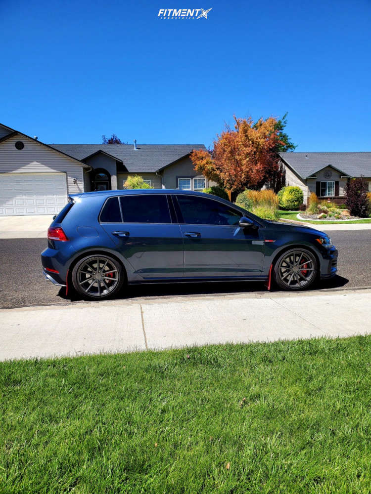 2019 Volkswagen GTI S with 18x8.5 TSW Bathurst and Michelin 225x35 on ...