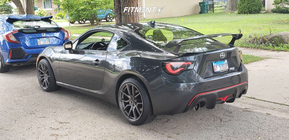 2015 Scion FR-S Base with 18x9.5 Option Lab R716 and Federal 225x40 on ...