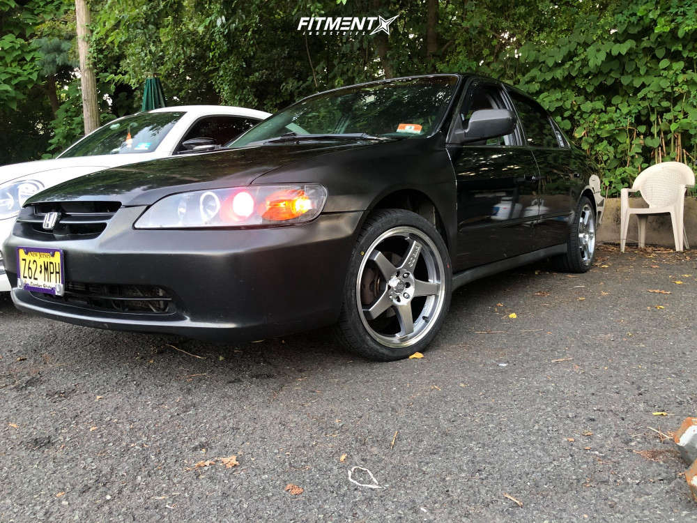 2000 Honda Accord LX with 17x7.5 Enkei Ev5 and Nankang 215x40 on Stock ...