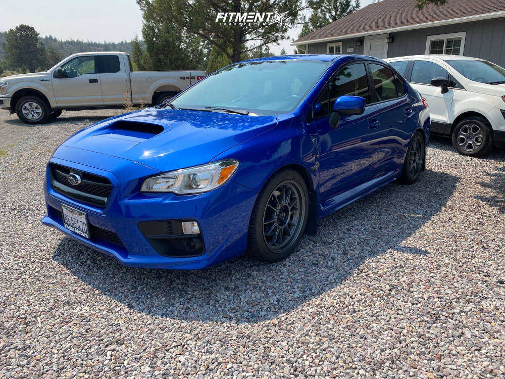 2016 Subaru WRX Base with 18x8.5 Konig Hypergram and Nankang 245x45 on ...