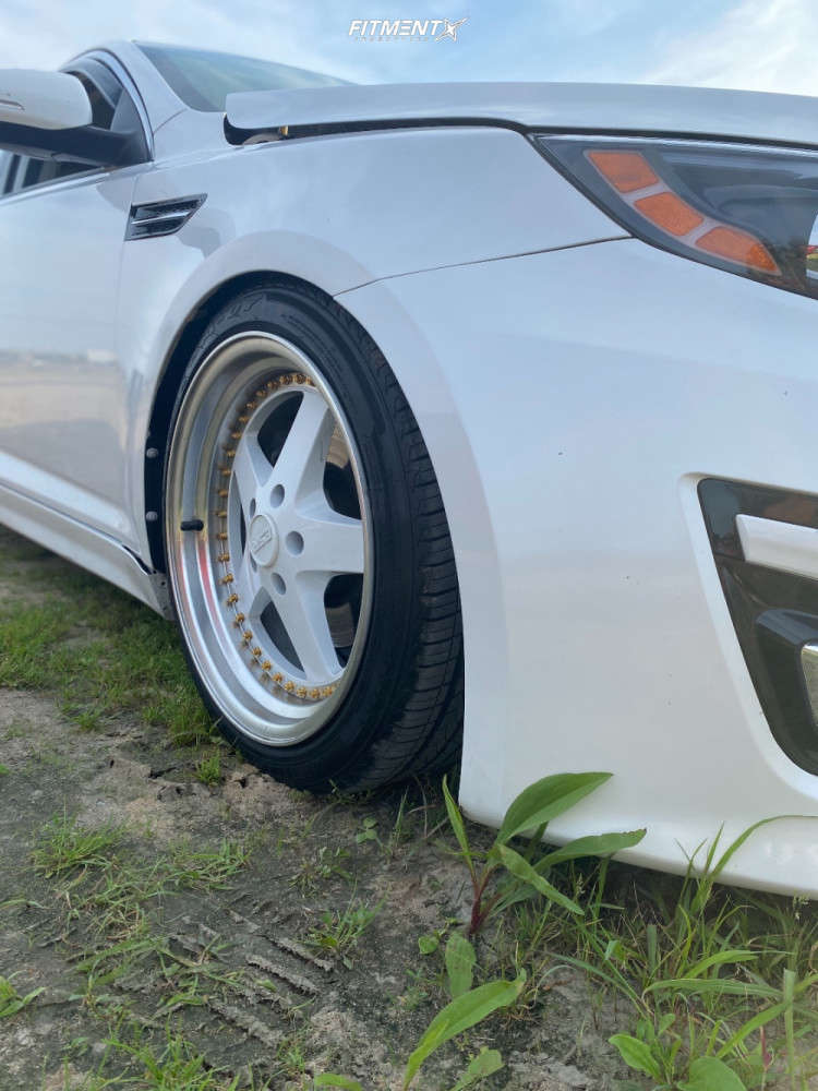 2015 Kia Optima LX with 18x8.5 ESR SR04 and Westlake 215x40 on ...