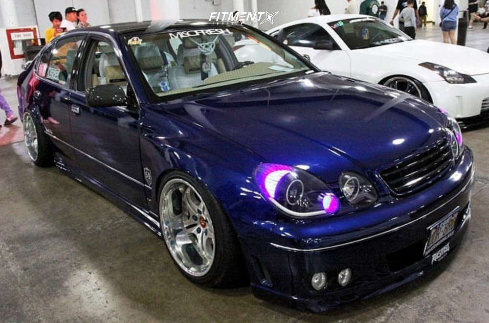 1998 Lexus GS300 Base with 18x10 Work VS SD and Leao 245x40 on Air ...
