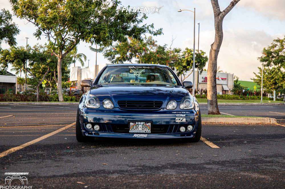 1998 Lexus GS300 Base with 18x10 Work VS SD and Leao 245x40 on Air ...