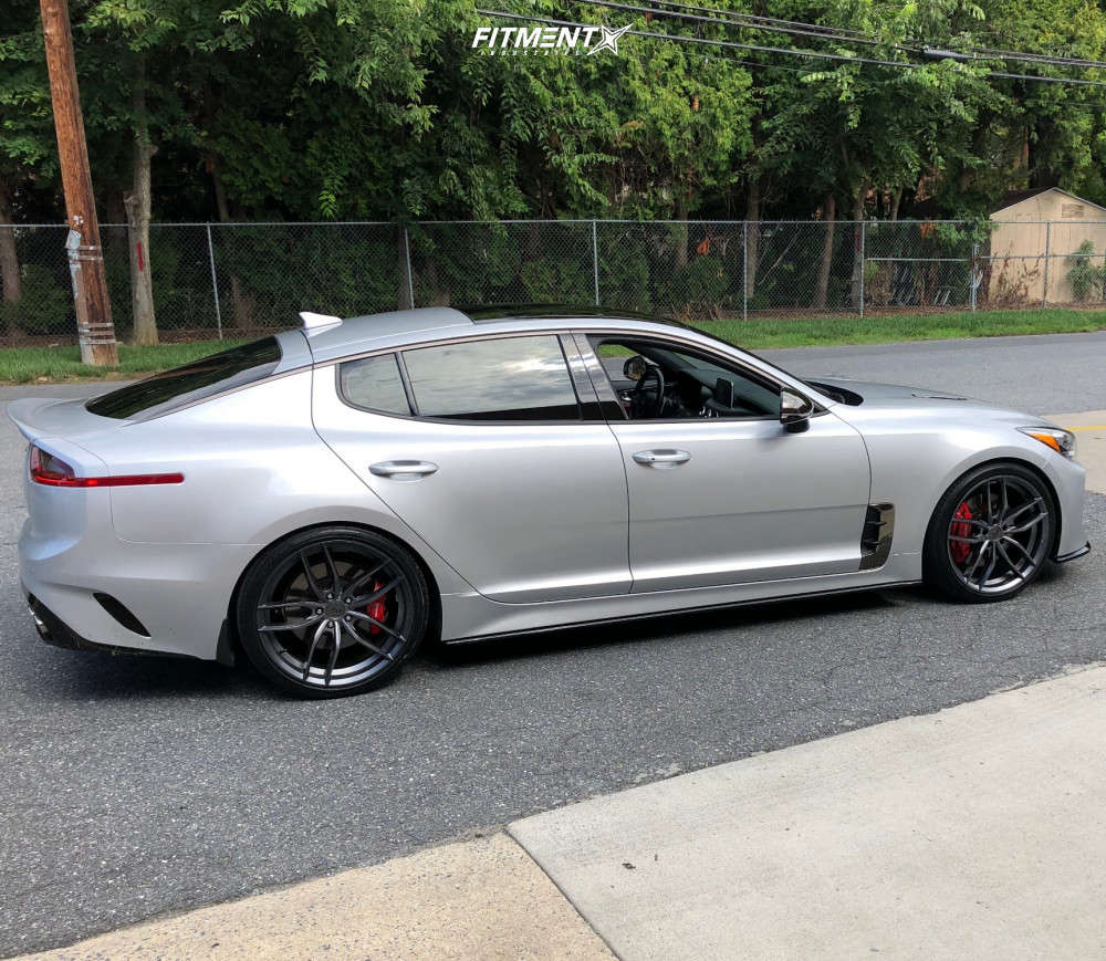 2018 Kia Stinger GT1 with 20x9 Niche Vosso and Toyo Tires 245x35 on Lowering Springs | 1235848 ...