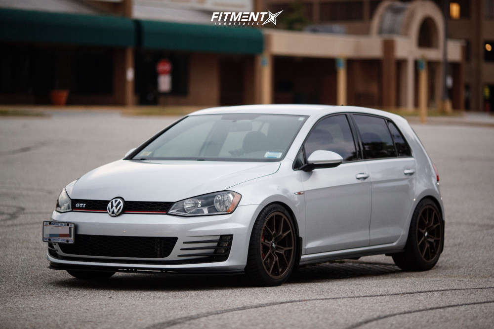 2016 Volkswagen GTI S with 18x9 Neuspeed Rse10 and Michelin 255x35 on ...