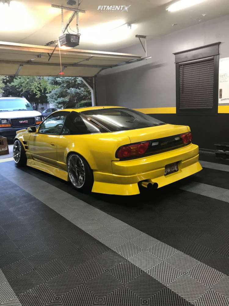 1989 Nissan 240SX Base with 18x10 Weds Cerberus Ii and Federal 225x40 ...
