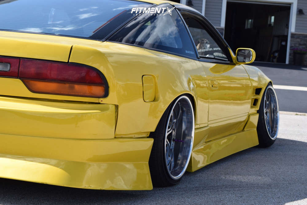 1989 Nissan 240SX Base with 18x10 Weds Cerberus Ii and Federal 225x40 ...