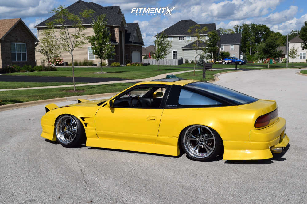 1989 Nissan 240SX Base with 18x10 Weds Cerberus Ii and Federal 225x40 ...