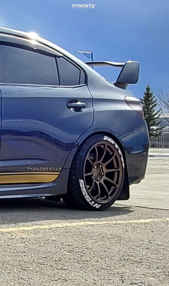 2015 Subaru WRX STI Limited with 18x10 Volk Ze40 and Nitto 255x35 on Coilovers | 1236834 ...