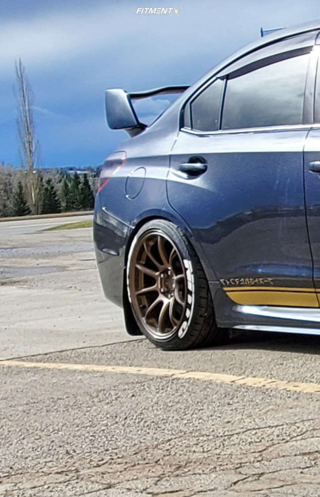 2015 Subaru WRX STI Limited with 18x10 Volk Ze40 and Nitto 255x35 on ...