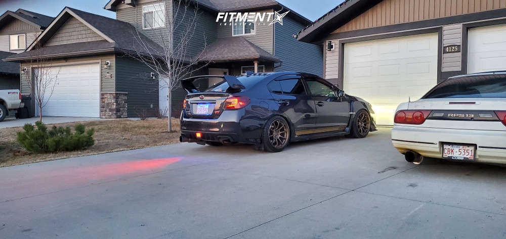 2015 Subaru WRX STI Limited with 18x10 Volk Ze40 and Nitto 255x35 on ...