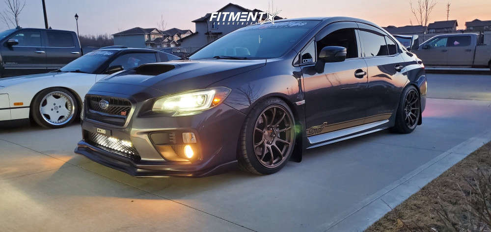 2015 Subaru WRX STI Limited with 18x10 Volk Ze40 and Nitto 255x35 on Coilovers | 1236834 ...