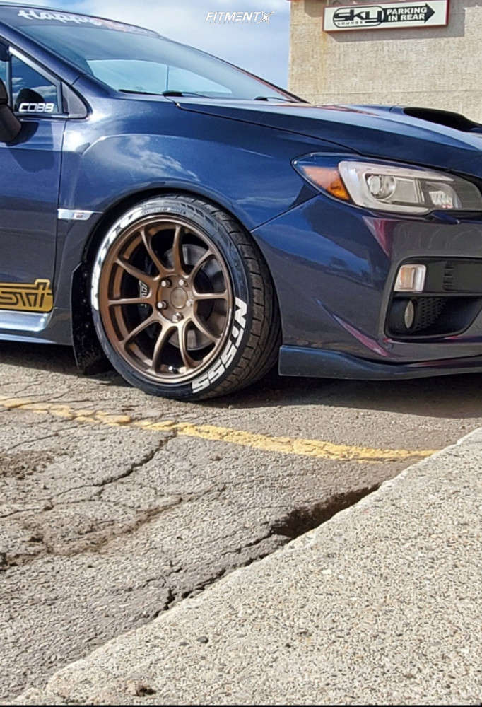 2015 Subaru WRX STI Limited with 18x10 Volk Ze40 and Nitto 255x35 on Coilovers | 1236834 ...