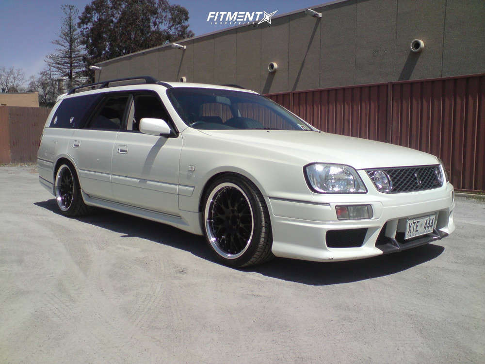 2000 Nissan C34 Stagea RS-FOUR-S with 18x9.5 Speedy Cheetah and ...