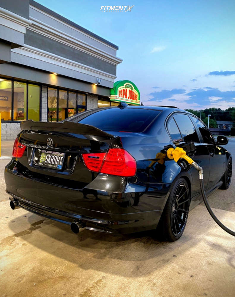 2011 BMW 335d Base with 19x9.5 MRR Gf6 and Hankook 245x30 on Coilovers ...