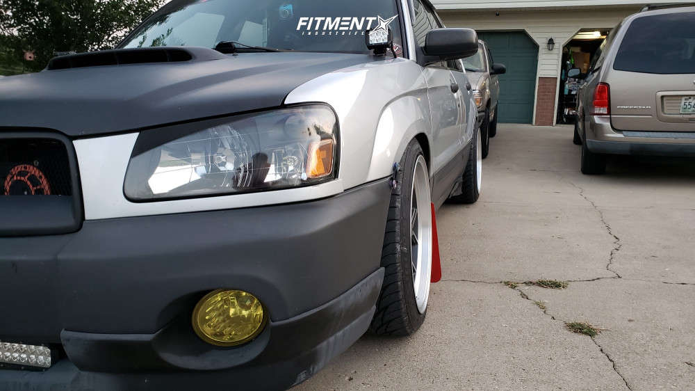 2004 Subaru Forester X with 18x9.5 ESR Cs2 and Federal 235x40 on ...