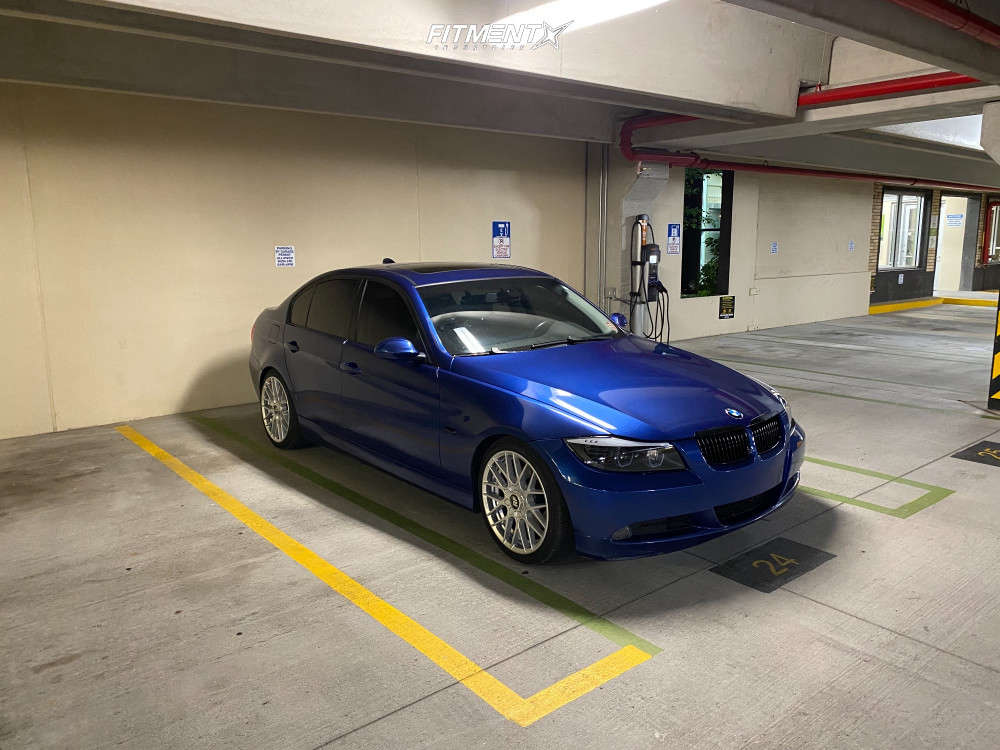2008 BMW 328i Base with 18x8.5 Rotiform Rse and Hankook 225x45 on Stock ...