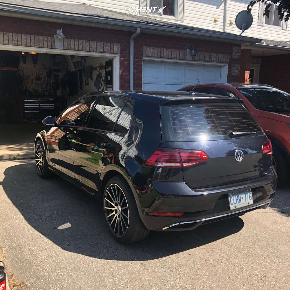 2018 Volkswagen Golf Trendline with 18x8.5 TSW Chicane and Firestone ...