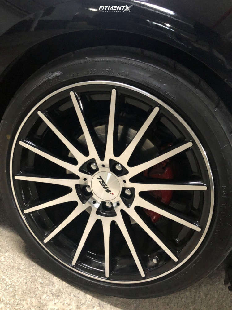 2018 Volkswagen Golf Trendline with 18x8.5 TSW Chicane and Firestone ...