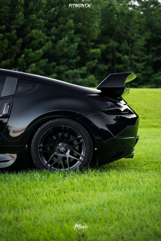 2011 Nissan 370Z Base with 19x10 Forgestar F14 and Michelin 265x35 on ...