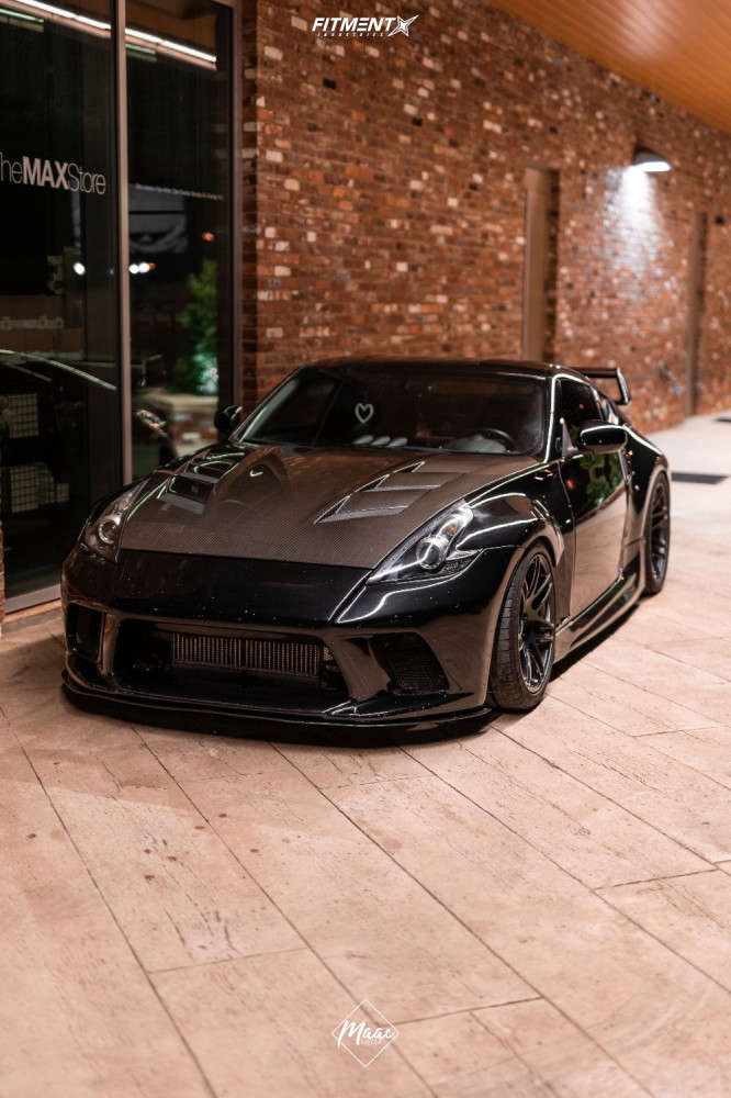 2011 Nissan 370Z Base with 19x10 Forgestar F14 and Michelin 265x35 on ...
