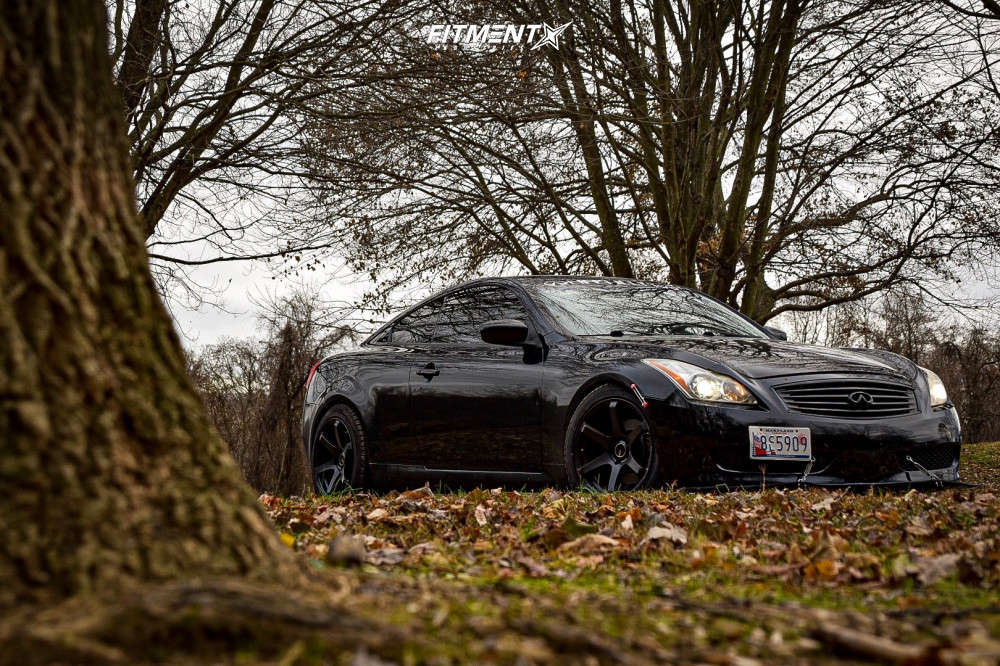2009 INFINITI G37 X with 18x9.5 Enkei T6s and Sumitomo 255x45 on ...